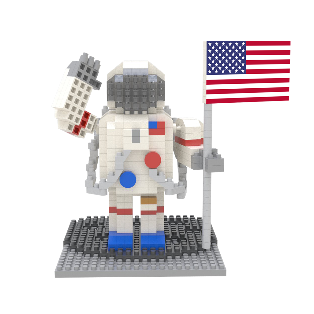Mini Block Astronaut | Armstrong Air & Space Museum
